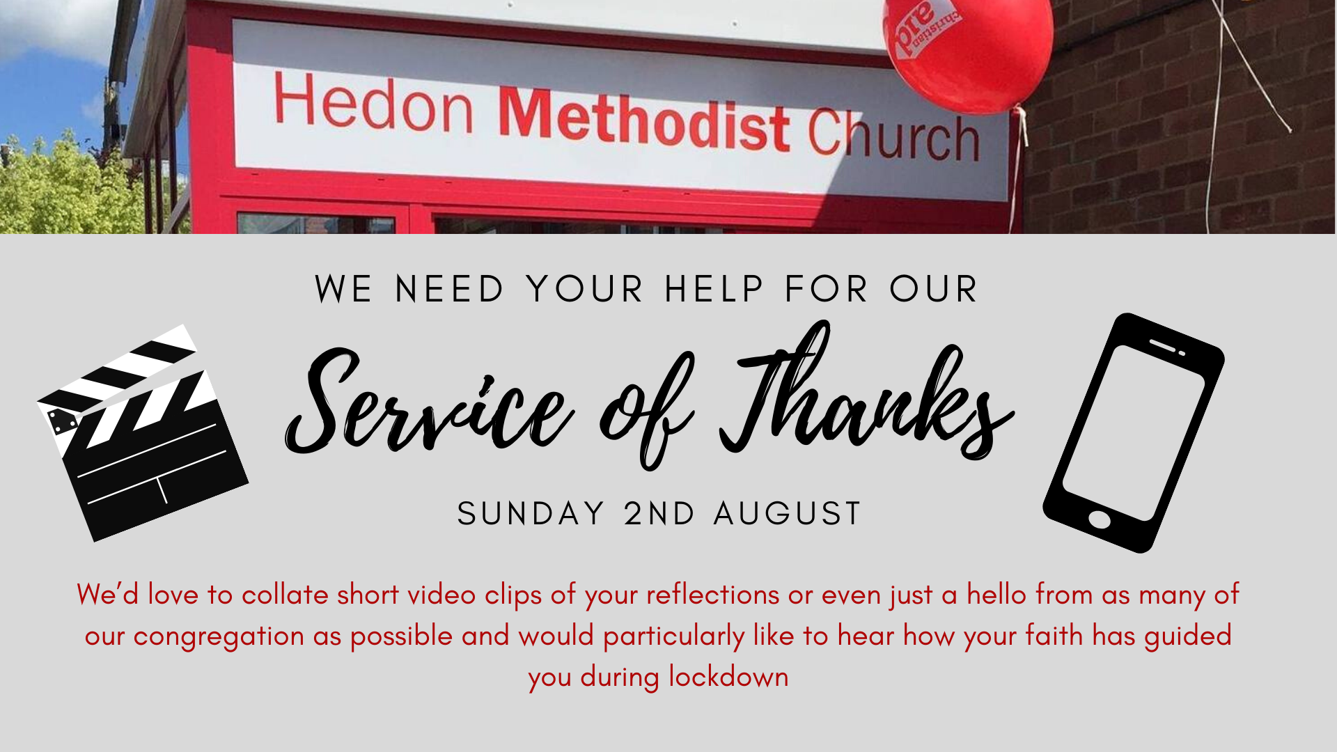 How you can contribute to our ‘Service of Thanks’… – Hedon Methodist Church